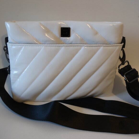 THINK ROYLN | Bags | Nwd Womens Think Royln White Black Quilted Bum Bag ...